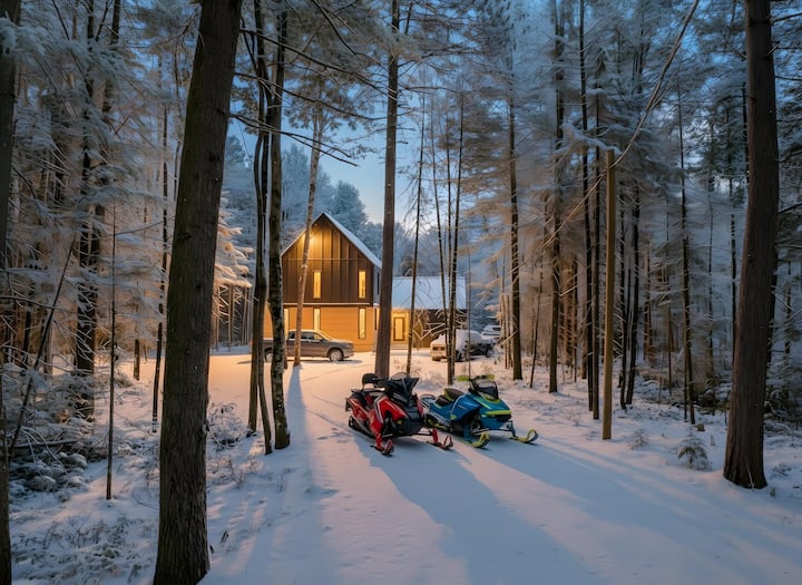 Le Kampaï - Chalet Scandinave/ Expérience Thermale - Québec