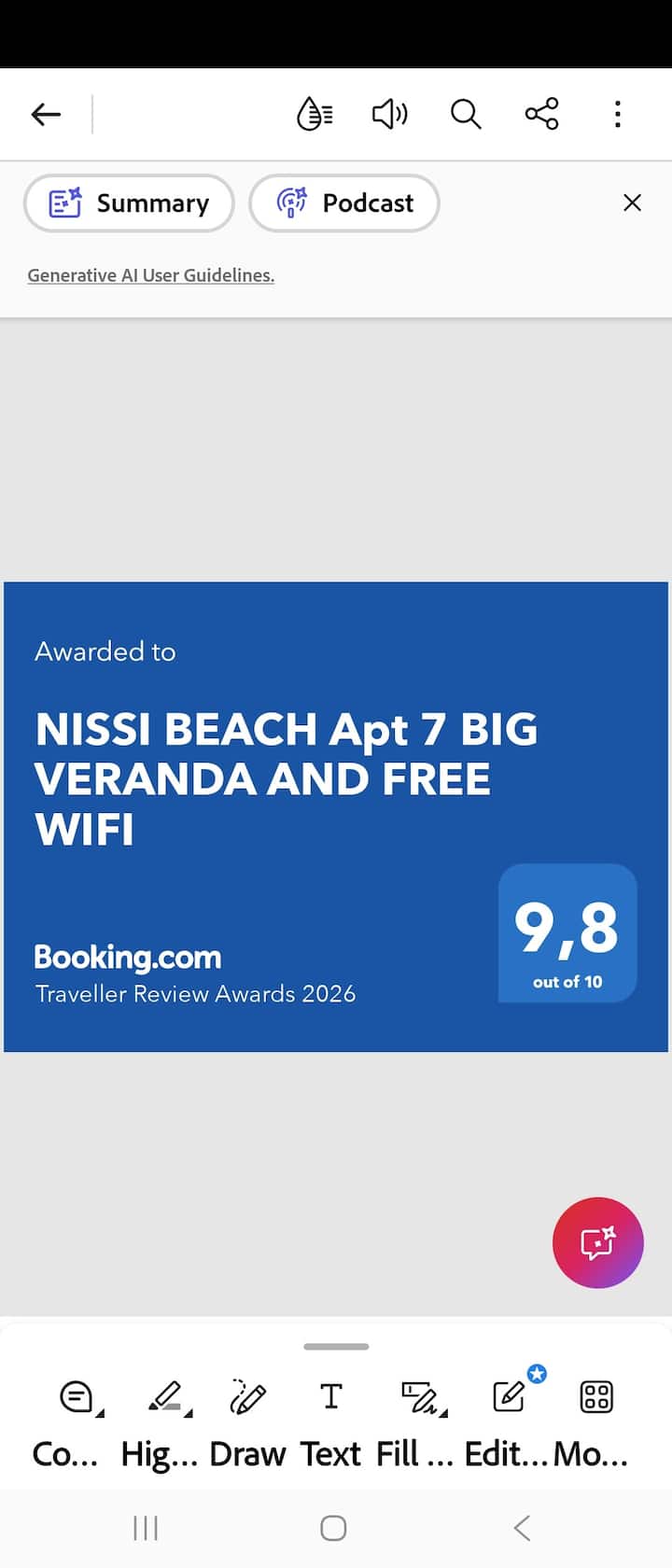 Deluxe Nissi Apt Big Veranda Pool And Garden View - Nissi Beach