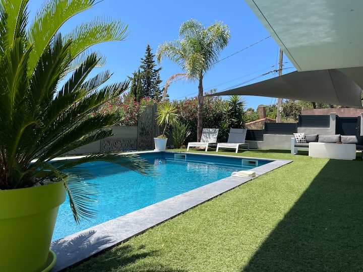 Splendide Rez De Villa, Clim, Jardin Et Piscine - Bandol