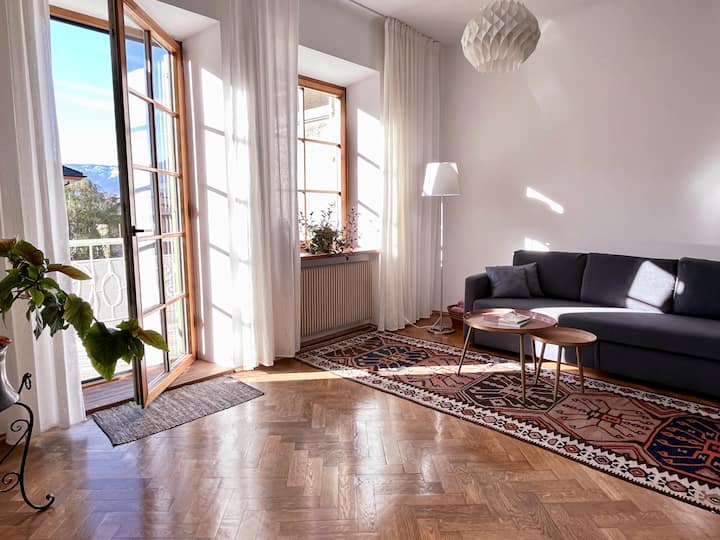 80 M² Character & Charm, Balcony, Near Therme - Lana