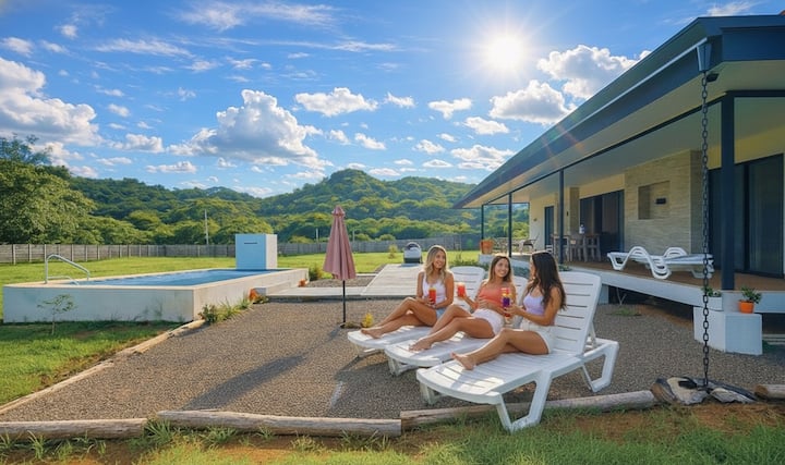 Quinta Los Monos | Piscina Privada | Pet-friendly - Paquera