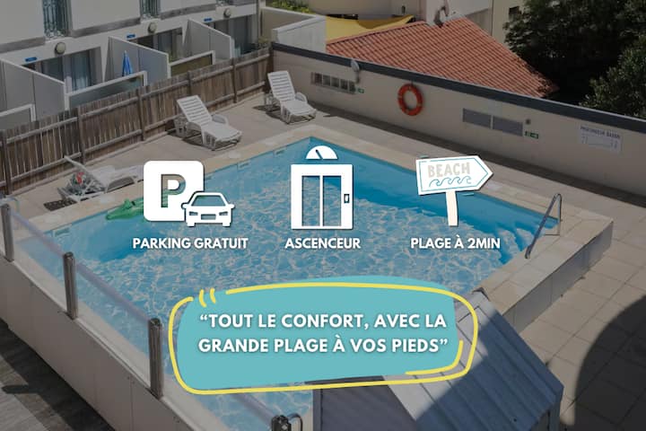 La Suite Jaunay - 1/5 P - Parking - Piscine - Les Sables-d'Olonne