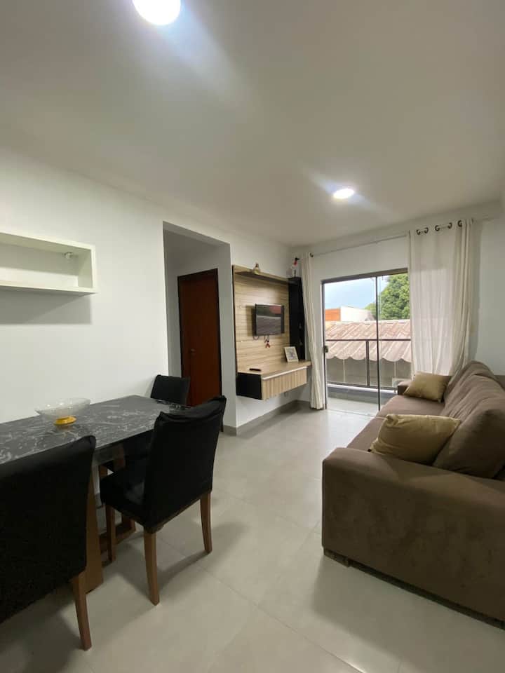 Apto No Centro Com 2 Ar, Sacada, Completo - Dourados