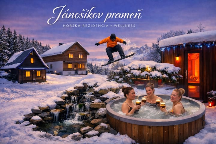 Jánošíkův Pramen - Privátní Horská Wellness Chata - Oravská Lesná