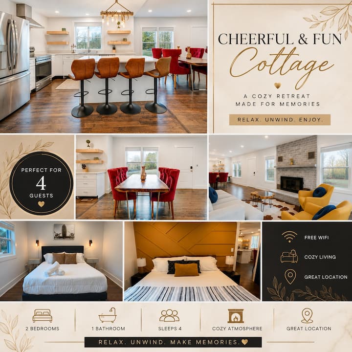 Cheerful And Fun Cottage - Nashville, TN