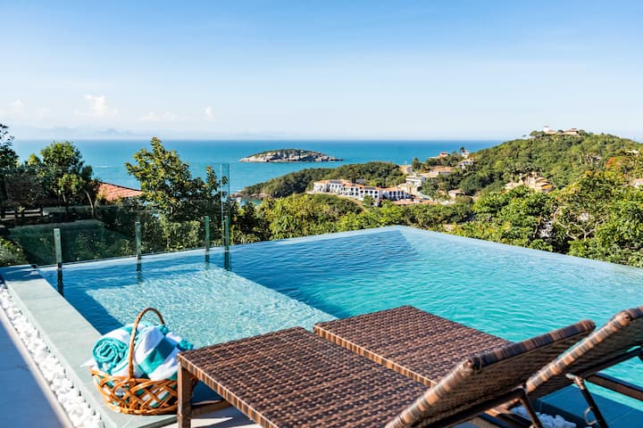 Borda Infinita, Luxo, Vista Mar Em João Fernandes - Brazil