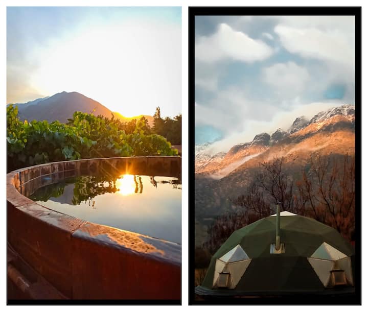 Domo De Barro Con Tinaja Caliente Exclusiva - San José de Maipo