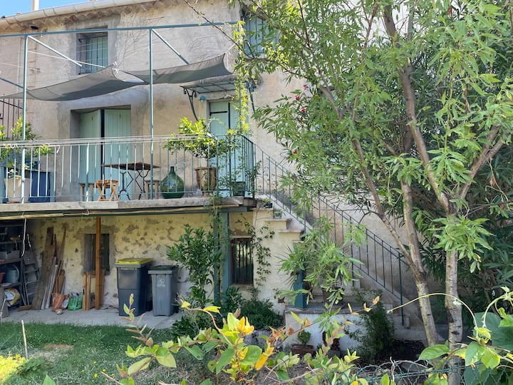 Authentique Maison De Village, Terrasse & Jardin - Pézenas