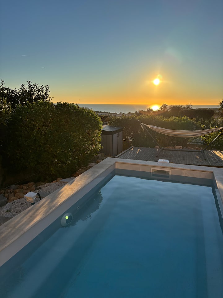 Maison De Ville 4 Chambres Avec Piscine & Vue Mer - Bandol