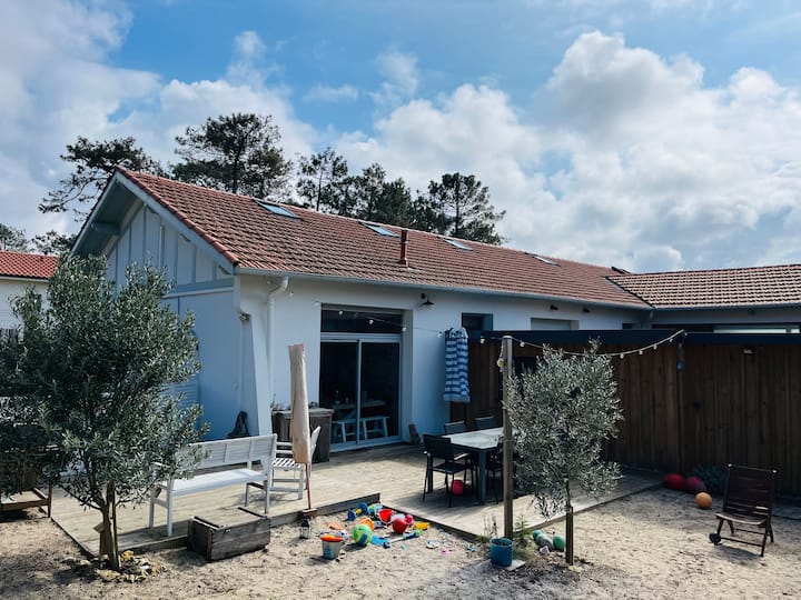 Villa Avec Jardin Face Forêt à 200m De L’océan - Mimizan