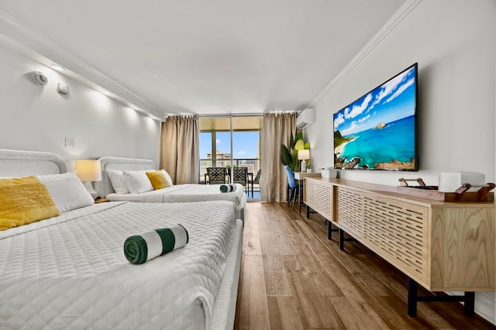 25f-beautiful Tropical Studio-near Beach-city View - Hawaï