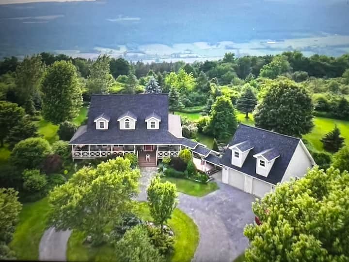 Rowanberry Pines: Cozy, Adk Style 5 Br Lodge. - Tully Lake, Tully