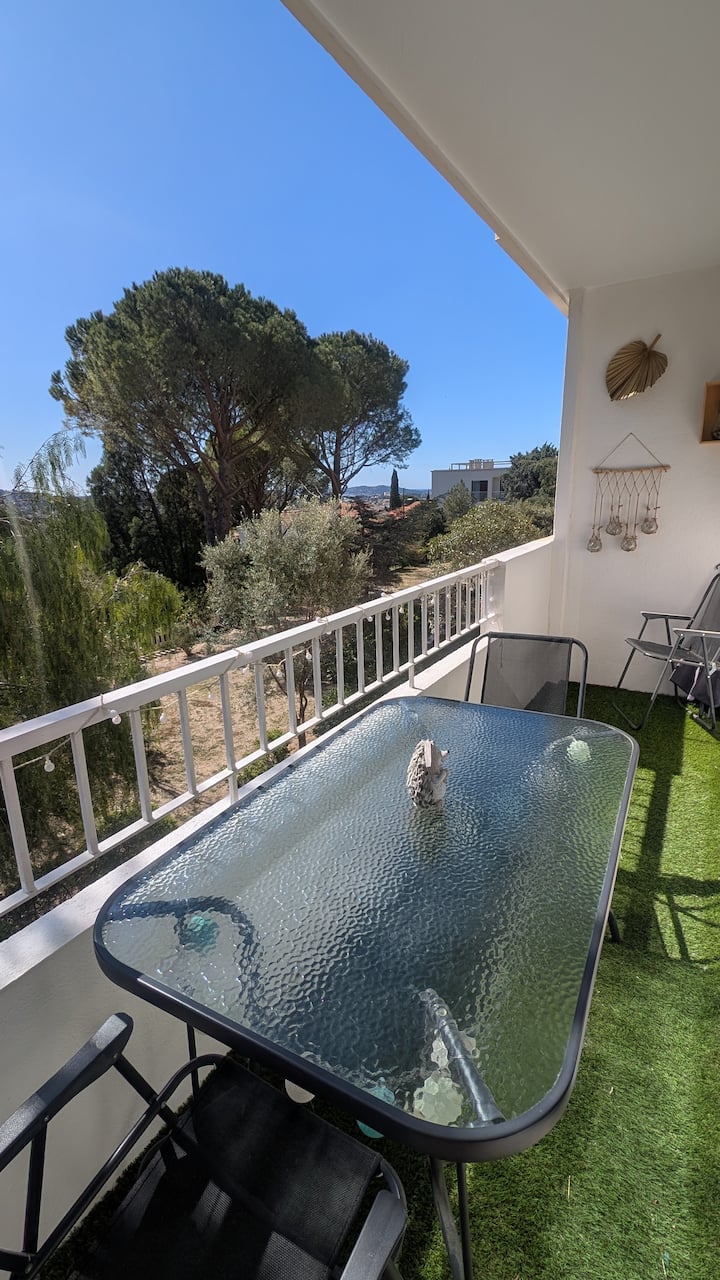 T2 50m²-toulon Bas Faron-clim Et Parking Gratuit - La Valette-du-Var
