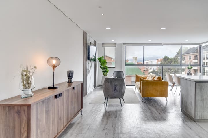 Calle 100 / 2 Bedrooms, High-speed Wi-fi, Free Parking - Bogotá