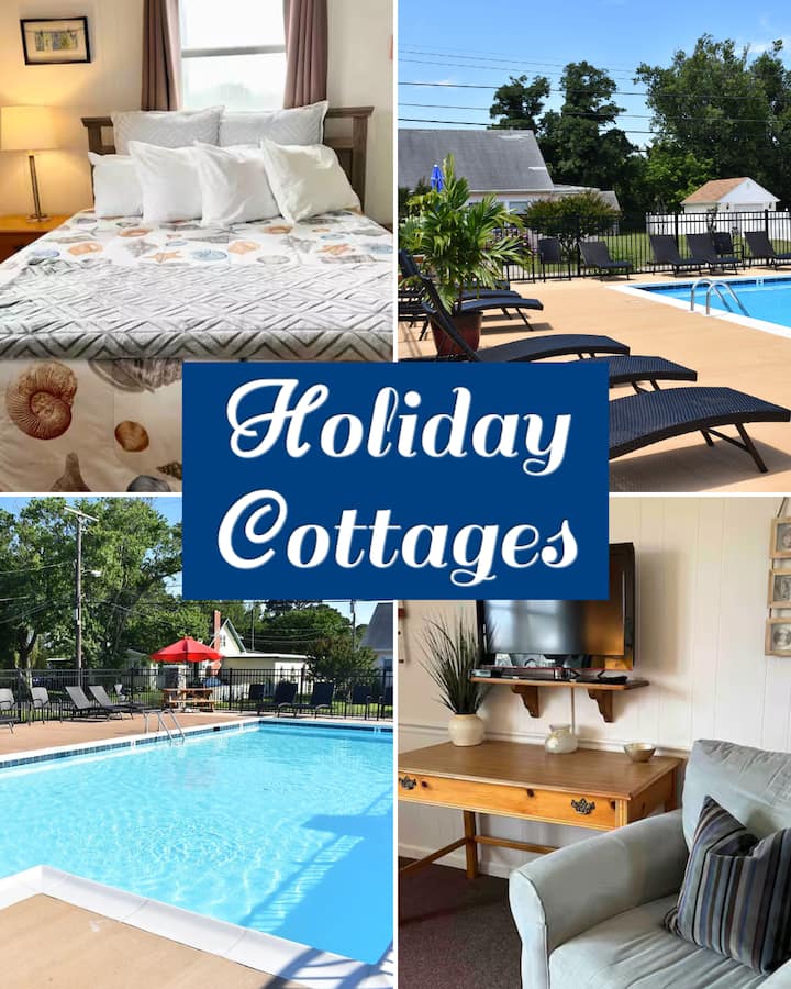 Holiday Cottages-"mako" ~Pool~ 3 Mi. To Beach - Chincoteague, VA