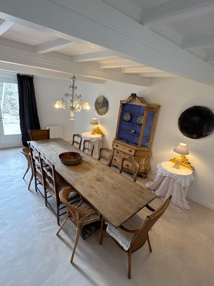 Ardèche Vue Sur « La Rivière » Accès Plage, Balneo - Saint-Martin-d'Ardèche