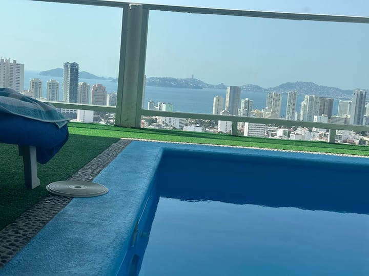 Casa Con Alberca Privada Y Vista Al Mar Por Babyo - Acapulco