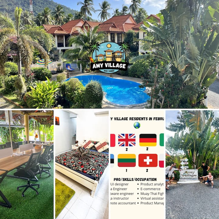 Amy Village Coliving | Cozy Room With Terrace 2 - Ko Samui