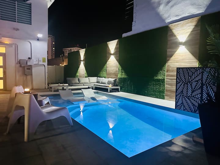5bdr /3bth-isl Vrde-for 10/walk Beach-close Airprt - Puerto Rico