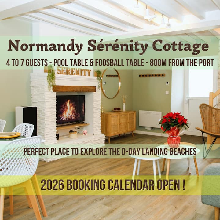 Normandy Sérénity Cottage - Grandcamp-Maisy
