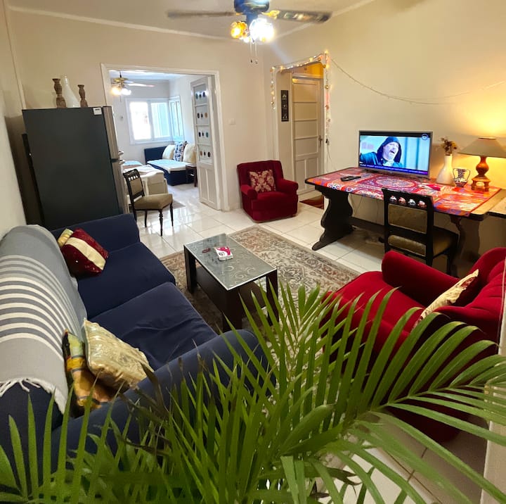 Sunny & Cozy 2br Apartment, 5 Mins To Zamalek - Cairo