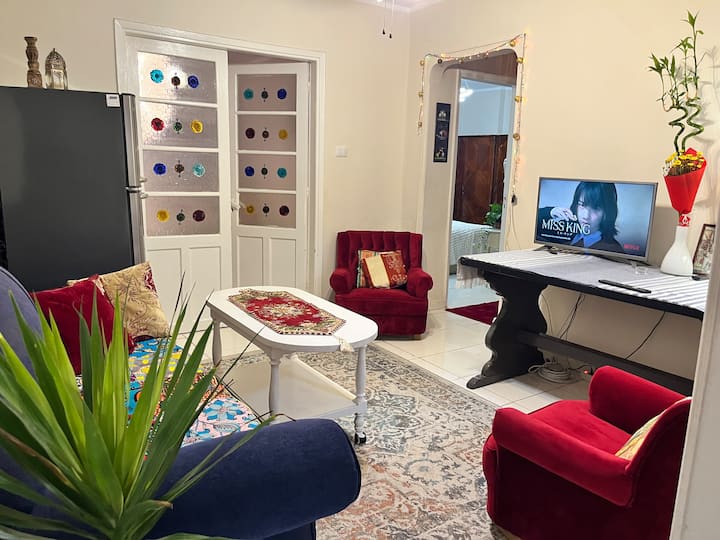 Sunny & Cozy 2br Apartment, 5 Mins To Zamalek - Cairo