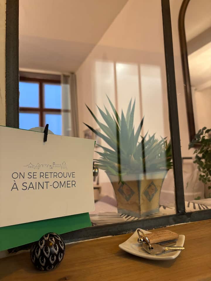 Au Centre, Le Charme D'une Maison Audomaroise. - Arques