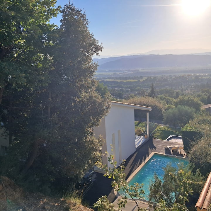 Superbe Villa Avec Piscine Spa, Vue Exceptionnelle - Valensole