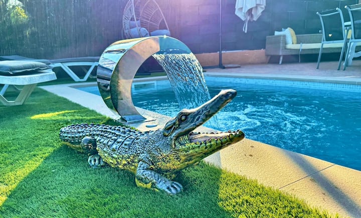 Crocodile Private Pool Duna House Lloret De Mar - Tossa de Mar
