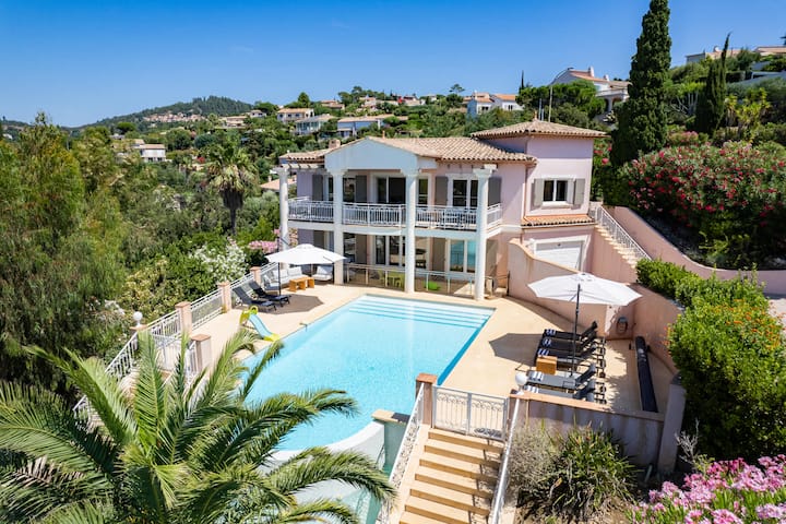 Villa Con Piscina Climatizada 12 Pers / 6 Bdr - Fréjus