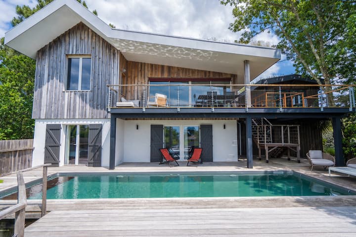 Pyla - Villa Familiale Atypique - Vue Panoramique - 아흑꺄숑