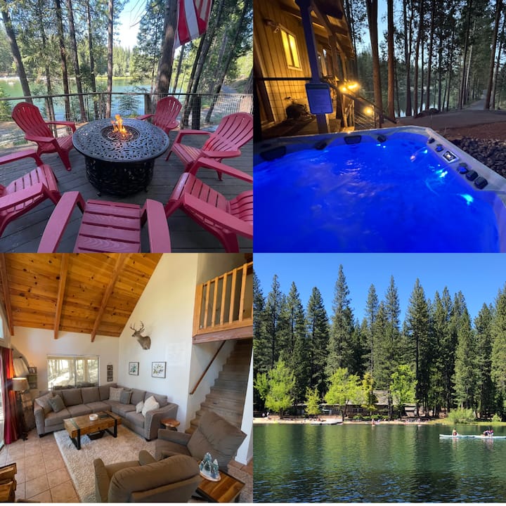 Dreamy Lakefront Cabin, Lakemont Pines Ac, Hot Tub - Arnold, California
