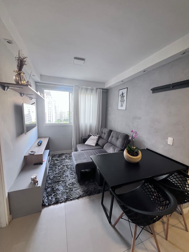 Apartamento Novo Mobiliado Na Bela Vista! - 聖保羅