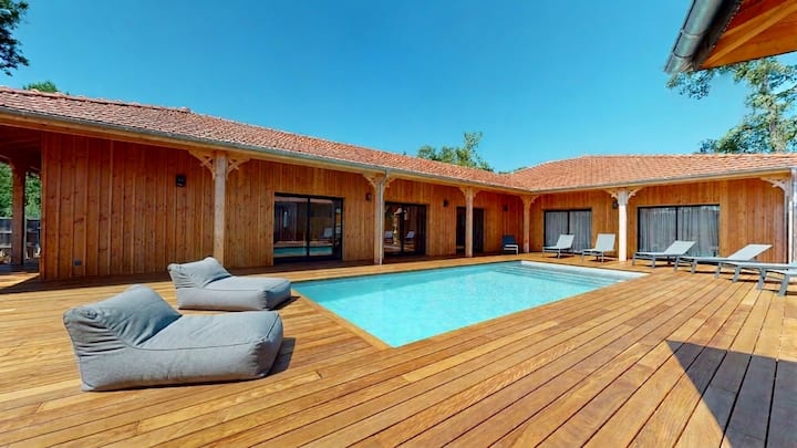 Villa Piscine Chauffée - Calme - Proche Bassin - Andernos-les-Bains