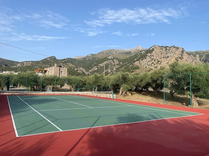 Petras House, Tennis Experience In Olive Yards - Kaminaki