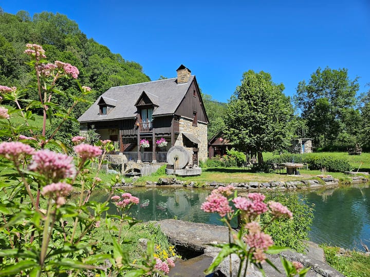 Maison Au Charme Authentique Sur Un Moulin à Eau - Val Louron