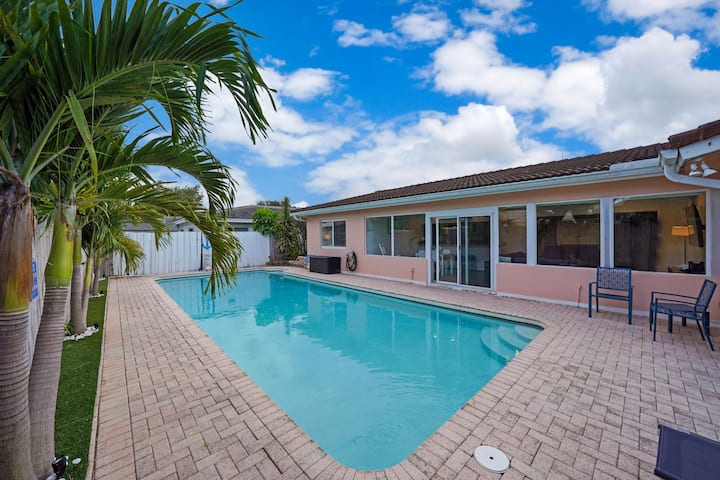 Sun-filled House W/ Heated Pool By Dream Vacation - Fort Lauderdale