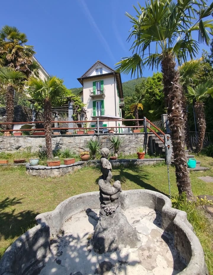 ♥Casaserena Rustico Typisch Tessin Garten Seeblick - Locarno