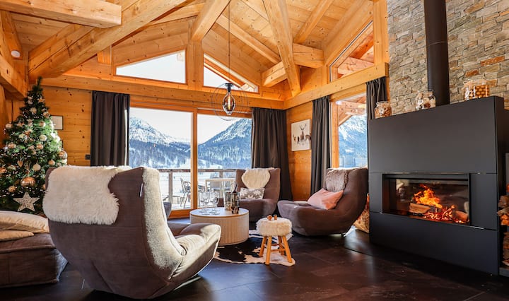 Chalet Cerf Blanc - 6 Chambres - 10 A 16 Personnes - Vallée de la Clarée