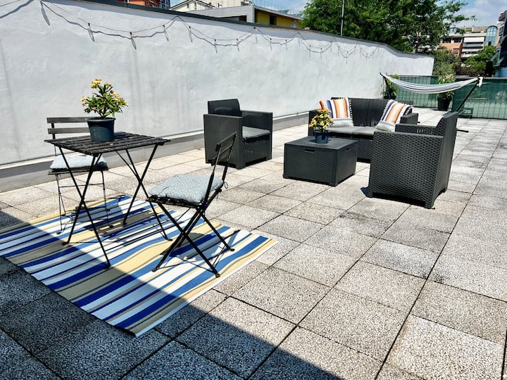 Ideal For Travel By Car-quiet Apt Whit Terrace - Verona