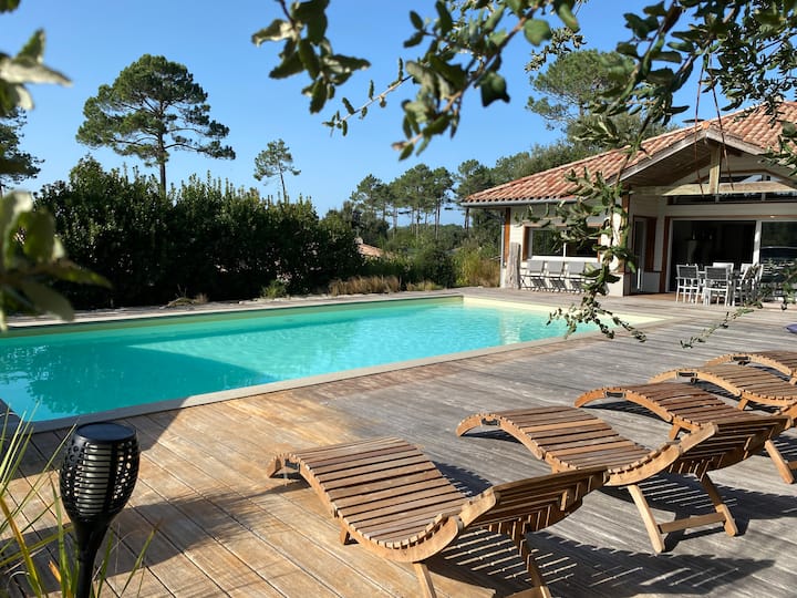 Les Chênes Lièges Grande Villa Avec Piscine - Moliets-et-Maa
