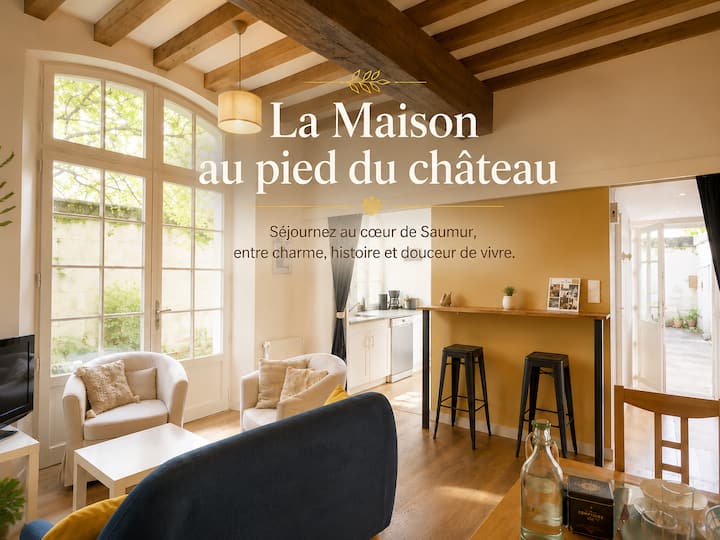 Maison Au Pied Du Château-cour-proche Centre Ville - Saumur