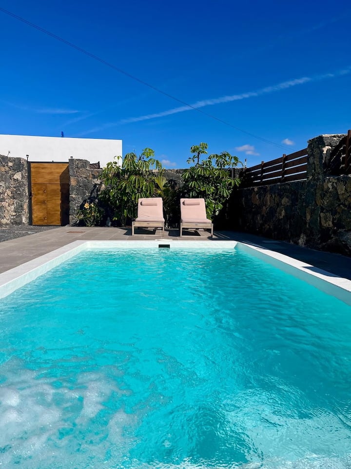 Acogedora Casa A Cinco Minutos Del Mar Con Piscina - Fuerteventura