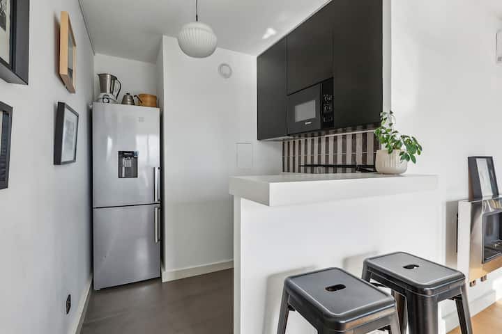 Grand Studio Lumineux, Vue Panoramique Sur Paris - Paris