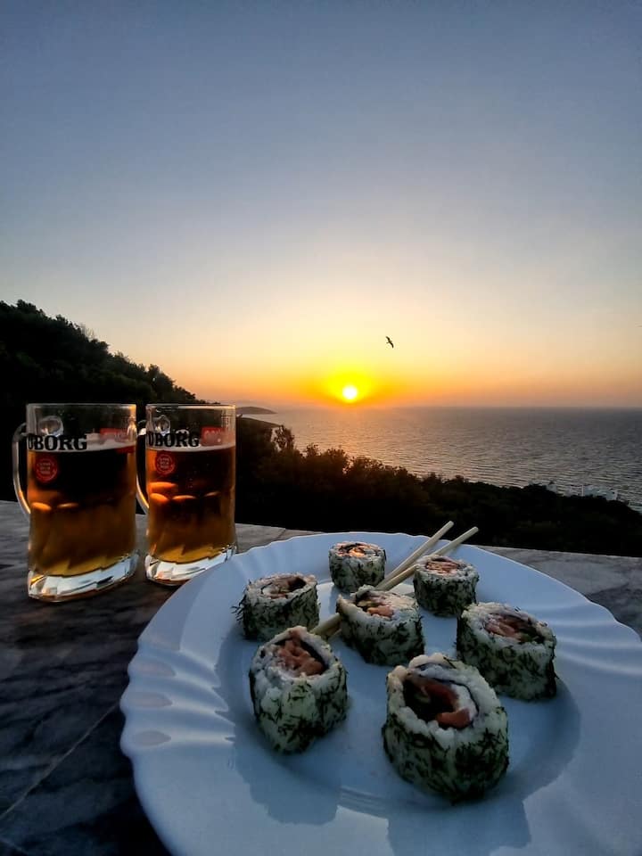 Panoramik Deniz Ve Doğa Manzaralı Dubleks Villa - Yalıkavak