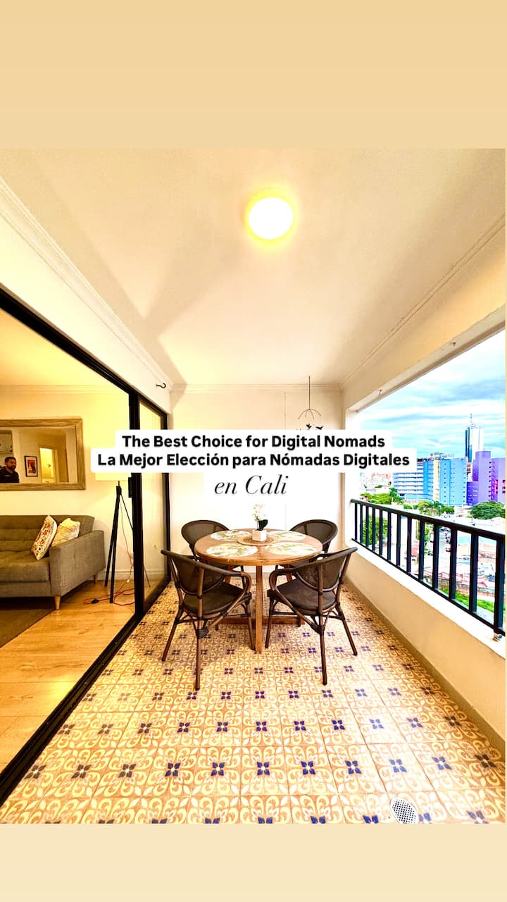 Te8 Granada Best Location - Balcony & City Views - Cali