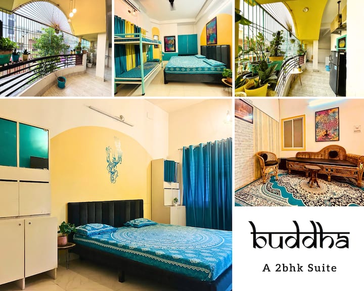 Egardenstay🏡 “Buddha” 2bhk With Balcony And A Lot - ワーラーナシー