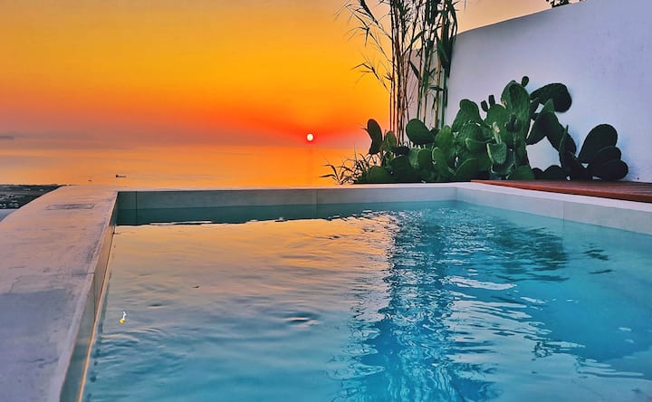 Martynou View Blue - Santorini