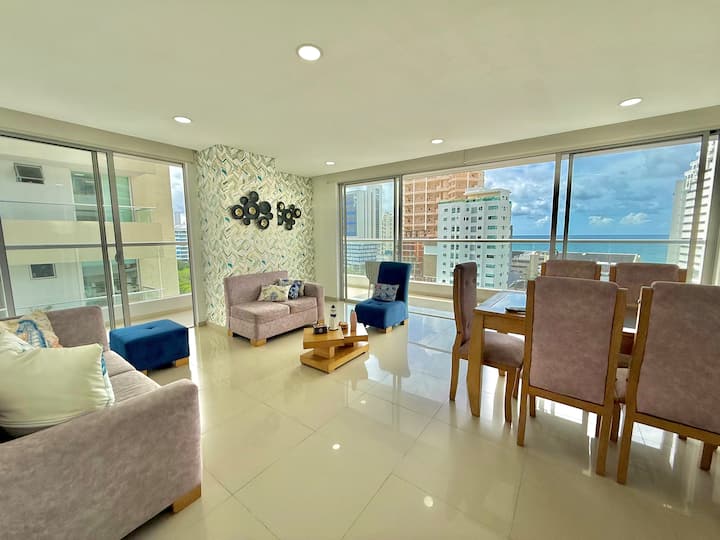 Amplio Apartamento Con Vista Al Mar P7 - Cartagena
