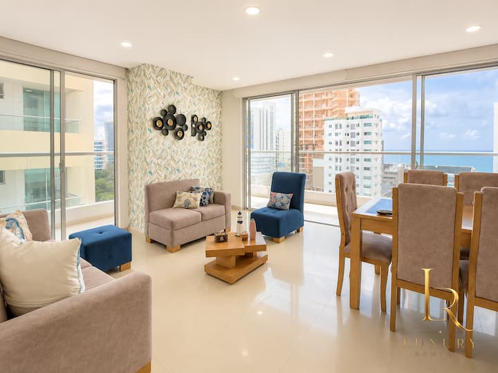 3 Hab Vista Al Mar | Piscina Infinita +Rooftop 705 - Cartagena, Colombia